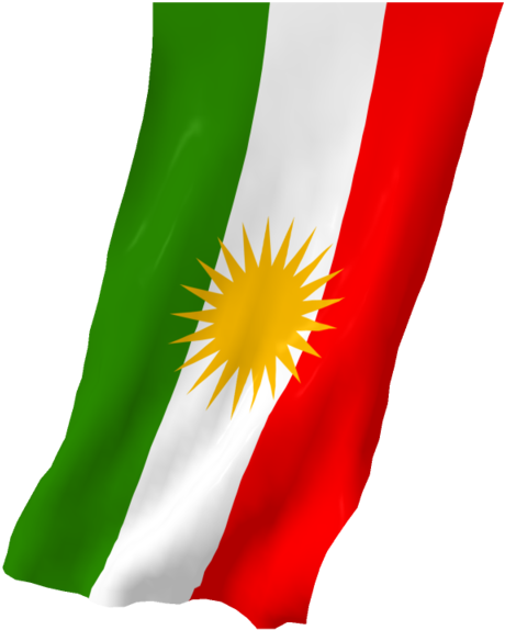 Kurdish Flag Clipart Png By Farhadguli - Kurdistan Flag Scroll Novelty ...