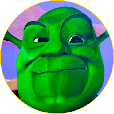 The Face Of Shrek - Shrek - (371x371) Png Clipart Download