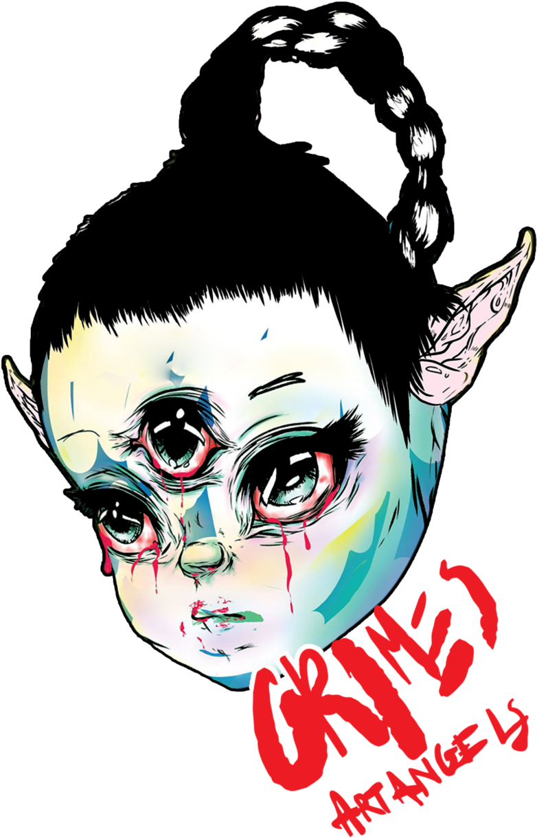 Grimes Art Angels Png - (1081x1280) Png Clipart Download