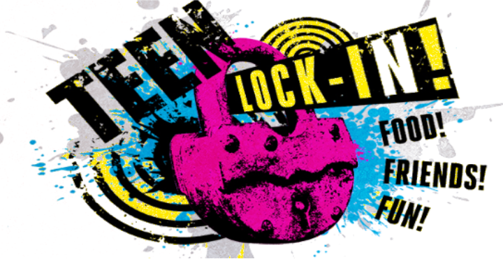 Teen Lock In - Youth Lock - (720x371) Png Clipart Download