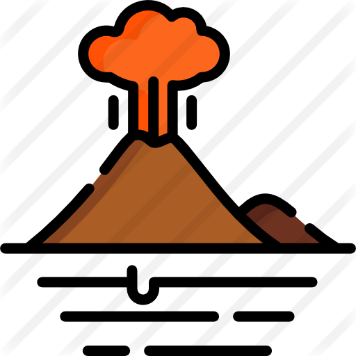 Volcano - Volcano - (512x512) Png Clipart Download