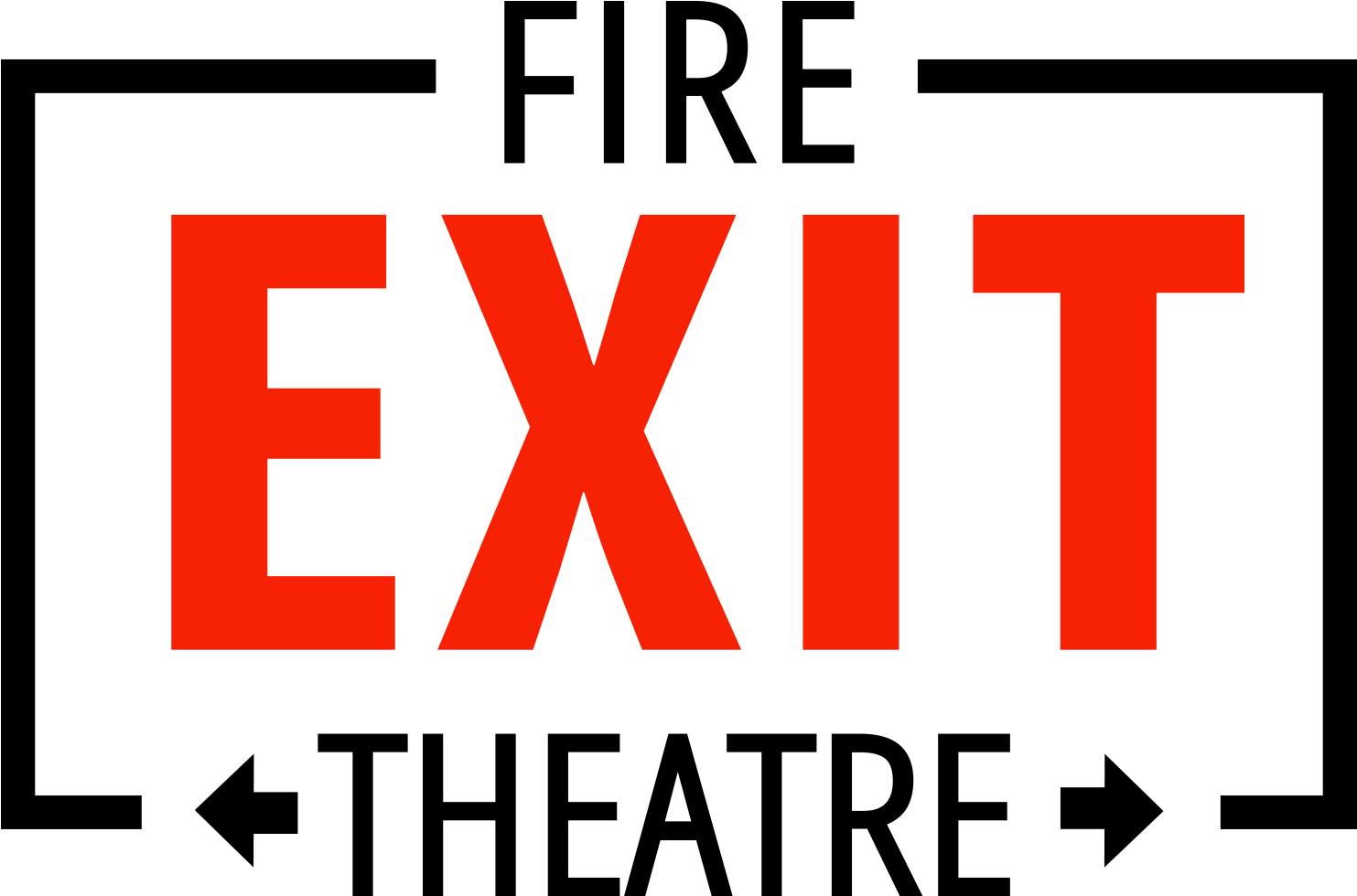 Fire Exit Theatre Logo - (1500x1500) Png Clipart Download
