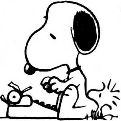 Snoopy Writing 1 By Bradsnoopy97 - Snoopy And Woodstock Writing ...