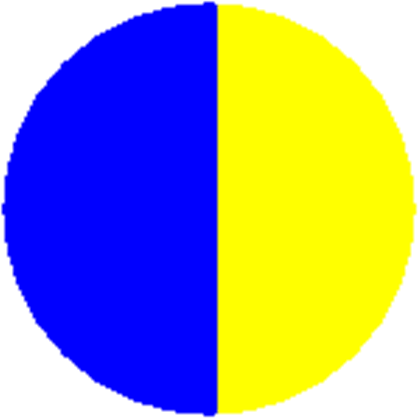 Half Yellow Half Blue Roblox Rh Roblox Com Half Dark - Half Blue Half Yellow Circle - (420x420 ...