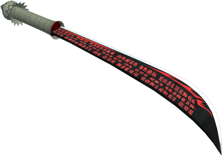 Anime Demon Sword Designs For Kids - Demon - (900x900) Png Clipart Download