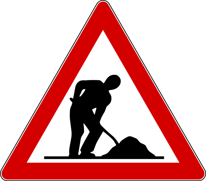 Men At Work Sign - (685x600) Png Clipart Download