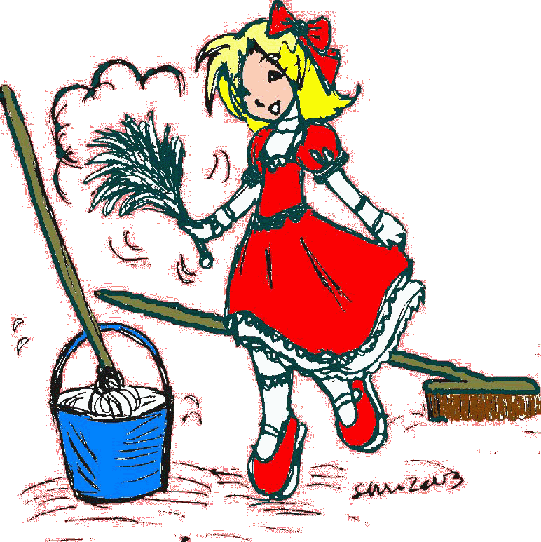 Clean The House Gif Transparent - (772x773) Png Clipart Download