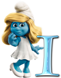 A-z, Smurfette, Smurfs, Free Alphabet, Png Graphics, - Smurfs Papa ...