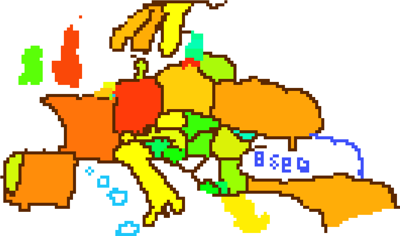 Europe - Pixel Art - (1340x800) Png Clipart Download