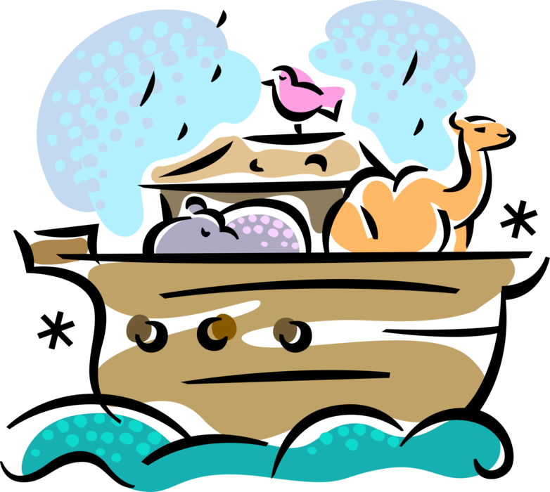 Noah's Ark Royalty Free Vector Clip Art Illustration - Noah's Ark ...
