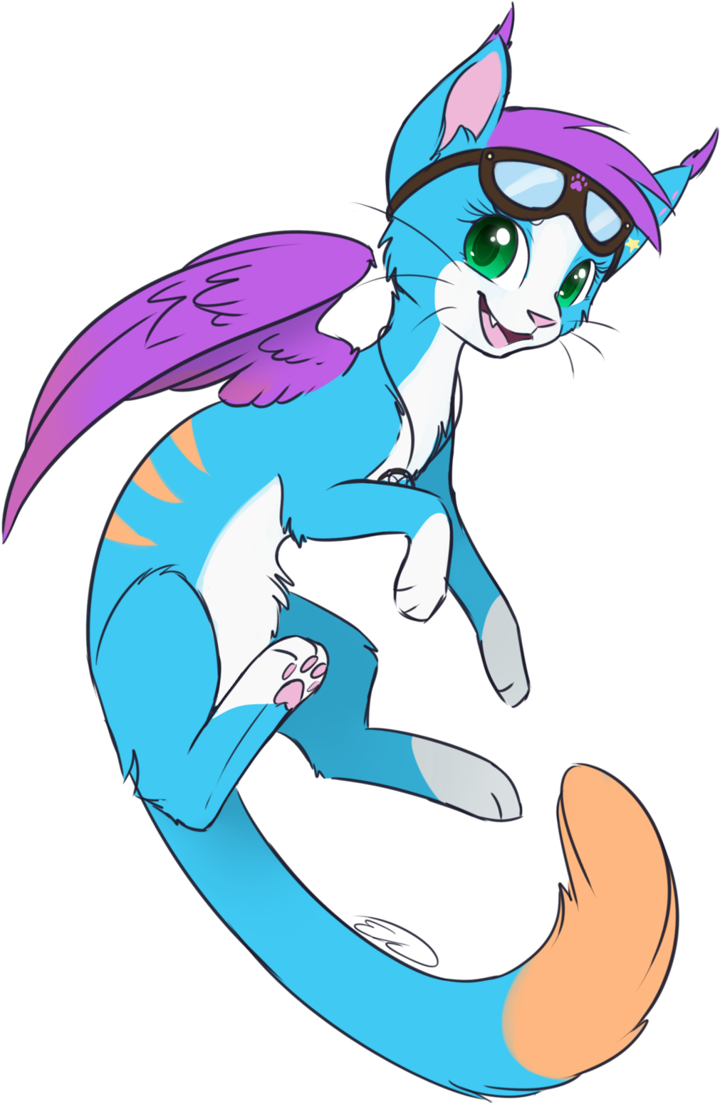 Earth/cat Pony - Drawing - (1024x1567) Png Clipart Download