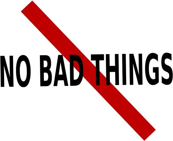 No Bad Words Png - (600x463) Png Clipart Download