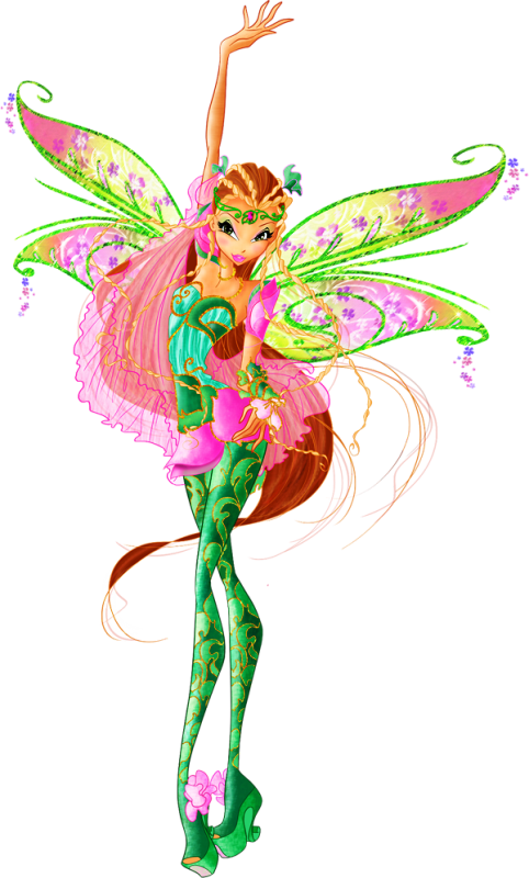 Flora - Winx Club Saving Alfea - Nintendo Ds - (482x800) Png Clipart ...