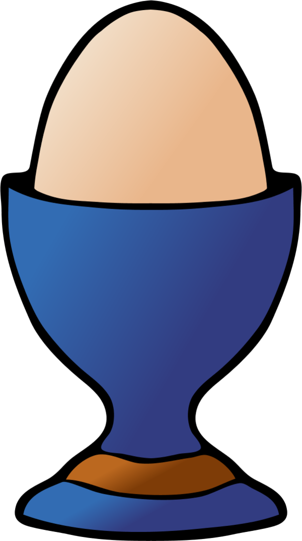 Vector Clip Art - Egg Cup Clipart - (600x1076) Png Clipart Download