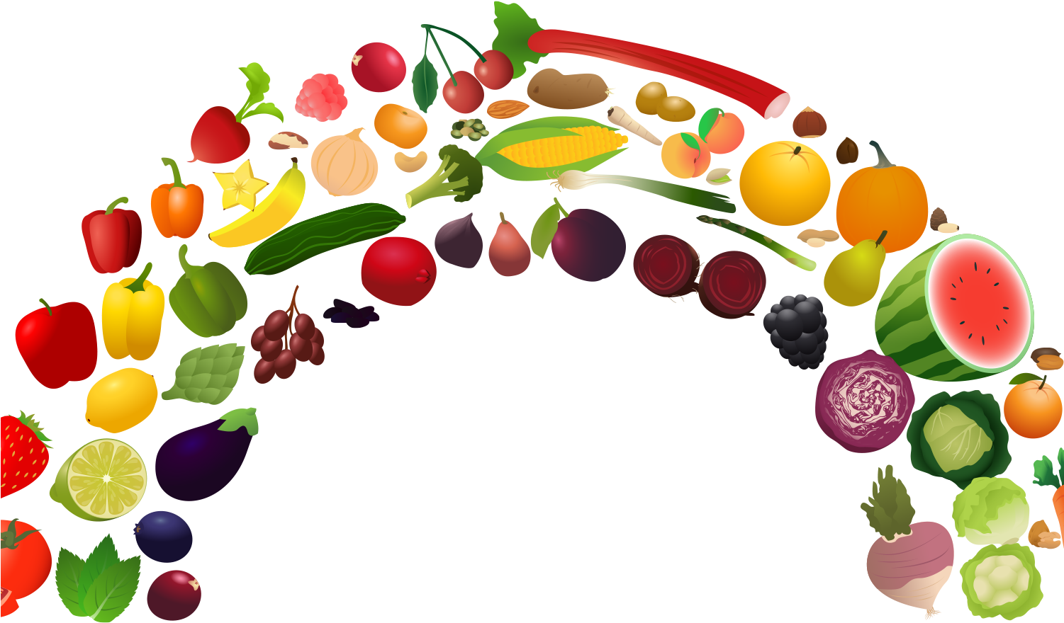 Healthy Diet Nutrition Health Food Fruit Clip Art - Fruit And Vegetable ...