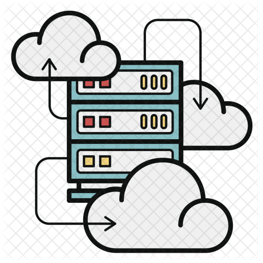 Cloud Icon - Cloud Server Icon - Full Size PNG Clipart Images Download