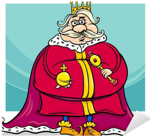 Fat King Cartoon - (400x400) Png Clipart Download