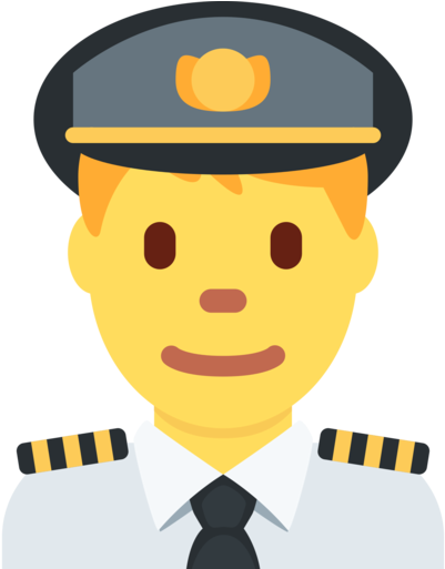 Twitter - Female Pilot Emoji - (512x512) Png Clipart Download