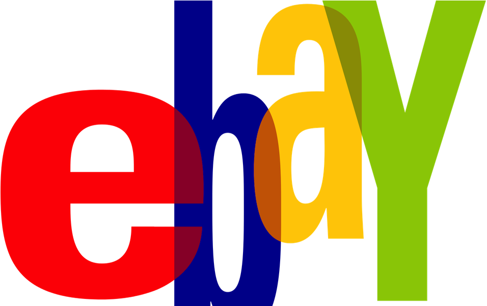 Ebay Logo Png Transparent - (1000x600) Png Clipart Download