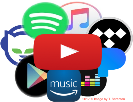 Streaming Music Logos Transparent Background - (480x360) Png Clipart ...