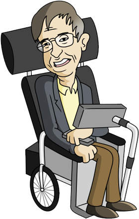 Free Stephen Hawking Clip Art - Stephen Hawking Png - (500x500) Png ...