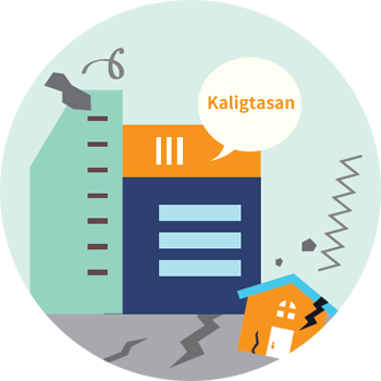 Building Clipart Gusali - Building - (350x350) Png Clipart Download