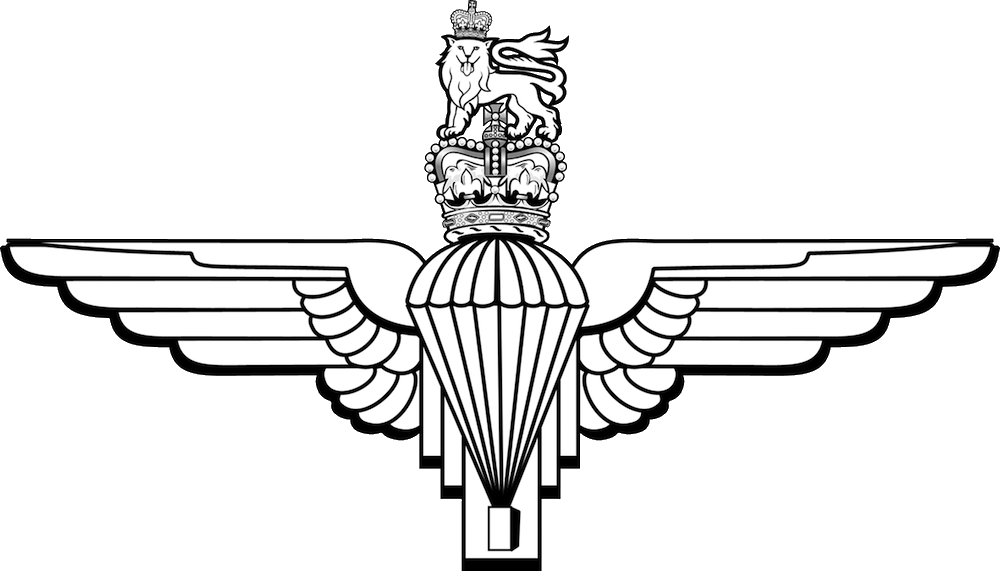 Parachute Regiment Cap Badge - (1000x571) Png Clipart Download