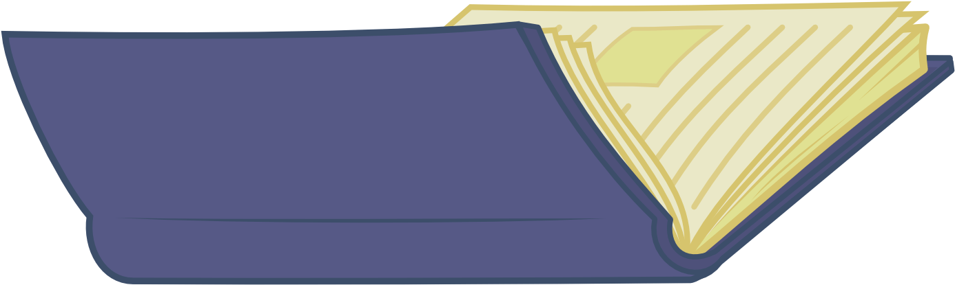 Open Book From The Side - Full Size PNG Clipart Images Download