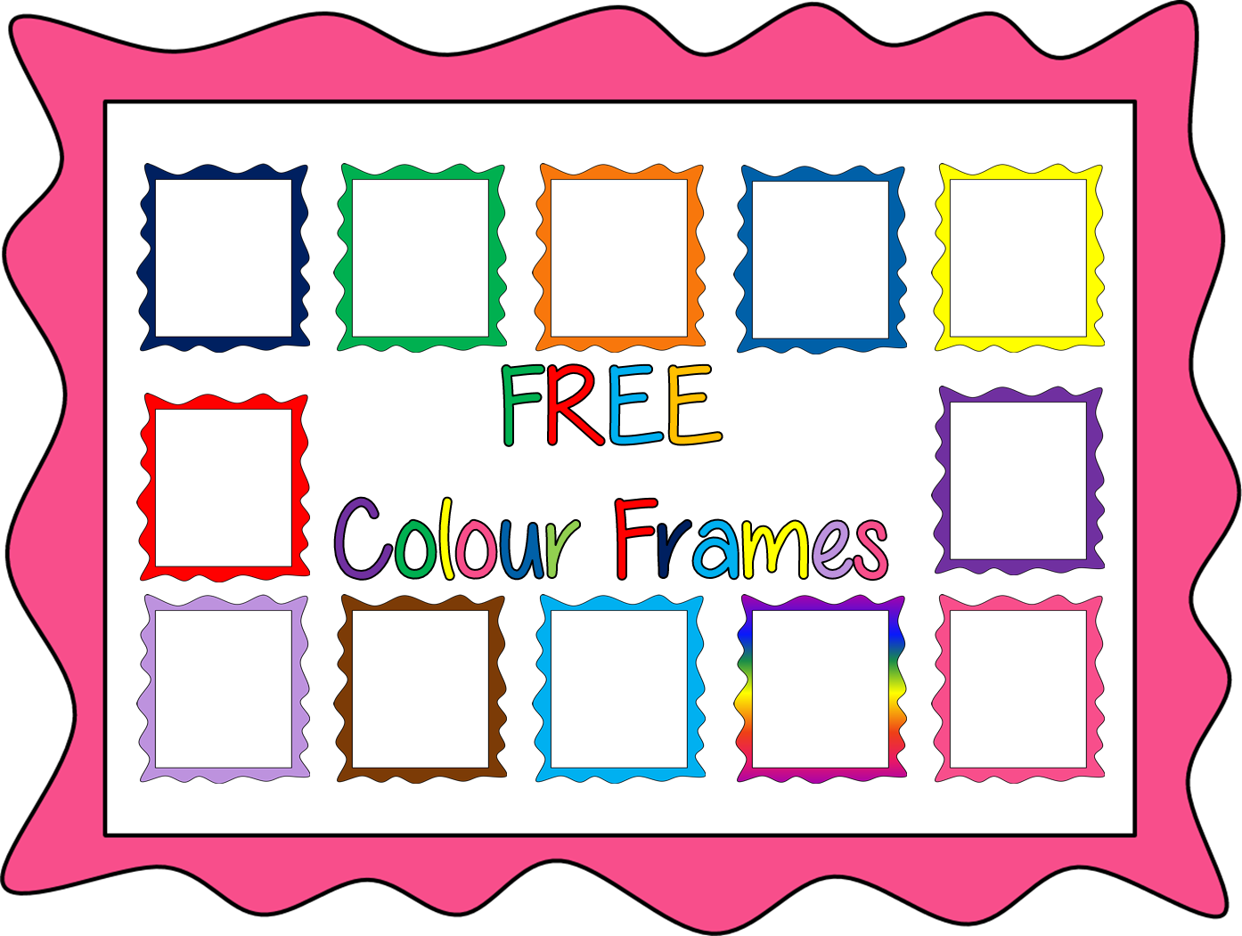 15 Free Commercial Use Frames - Color - Full Size PNG Clipart Images ...