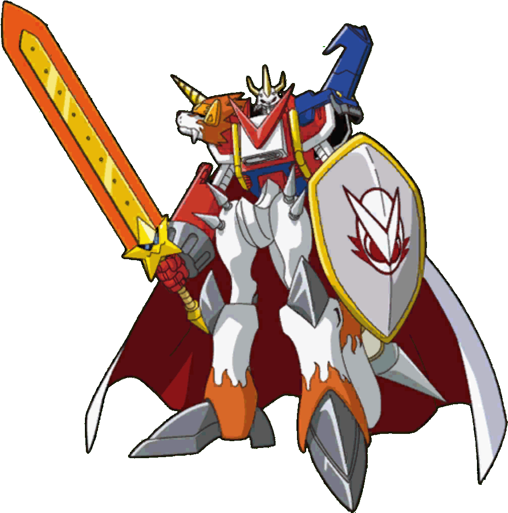 Digimon Fusion Shoutmon X4 - (1080x1089) Png Clipart Download