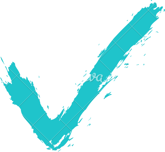 Vector Graphics Clip Art Check Mark Paintbrush Image - Tick Mark Brush ...