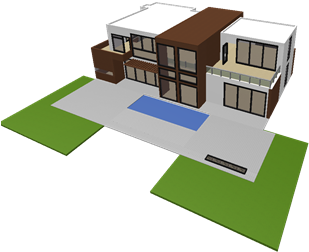 Fancy House - Architecture - (420x420) Png Clipart Download