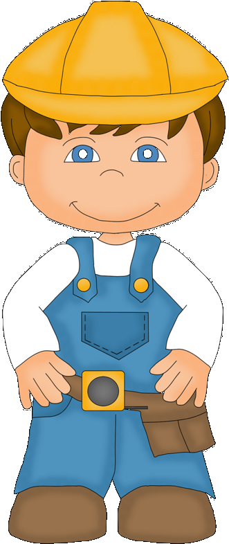 Construction Workerclip Artboy - Yerno Dibujo Animado - (330x800) Png ...