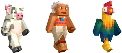 Moana Minecraft Skin Pack - Minecraft Moana Skin Pack - (520x293) Png ...