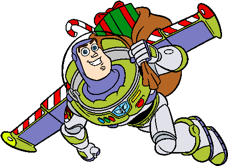 Christmas Clipart Toy Story - Buzz Lightyear Clipart - (490x344) Png ...