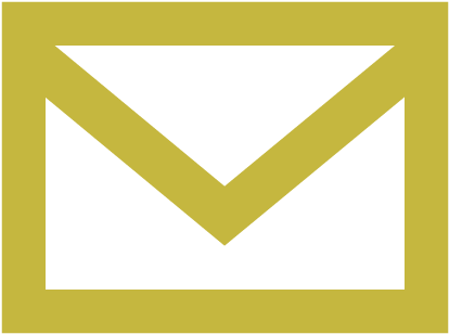 Email Icon - Icon Email Png Gold - (413x413) Png Clipart Download