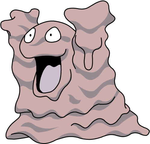 Grimer - Grime Pokemon - (500x500) Png Clipart Download