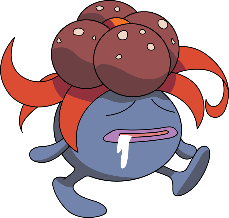 Gloomy Clipart Weakness - Gloom Pokemon - (800x761) Png Clipart Download