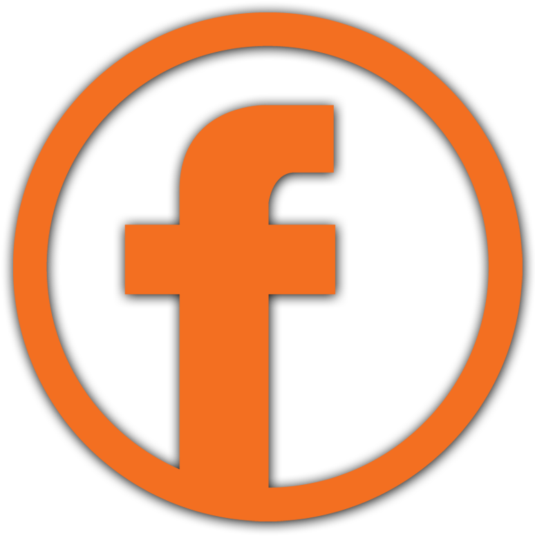 Facebook Icon Dark Orange - (800x800) Png Clipart Download