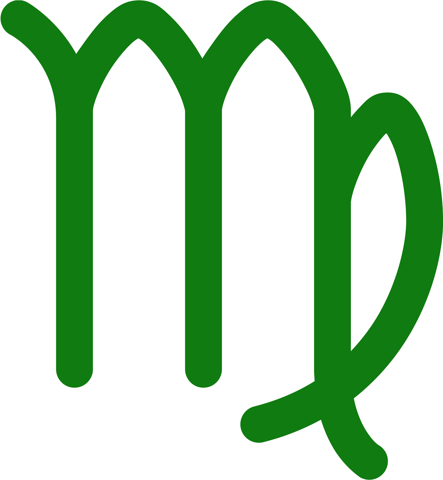 Virgo Png - Zodiac Virgo Symbol Png - (1600x1600) Png Clipart Download