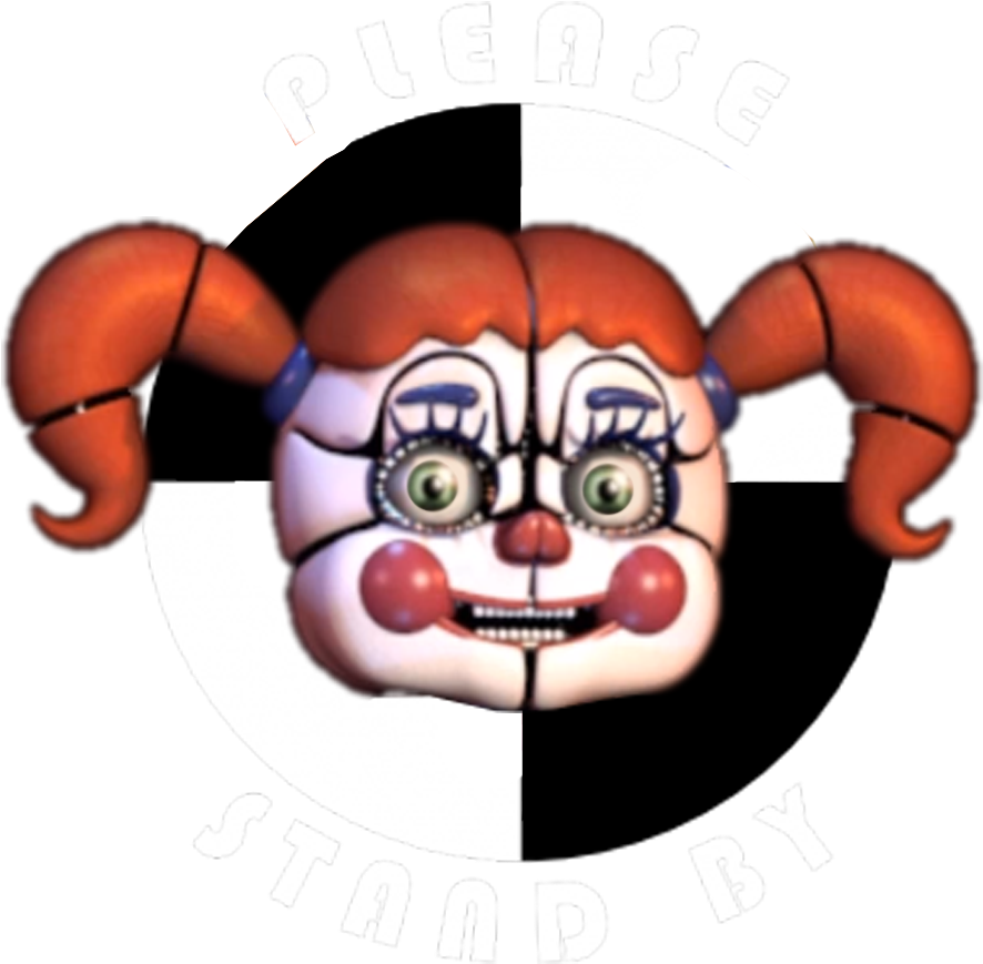 Please Stand By Circus Baby By Pkthunderbolt100 - Fnaf Circus Baby Head ...