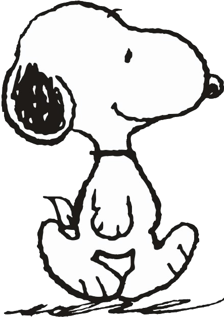 Free Snoopy Svg File - Full Size PNG Clipart Images Download