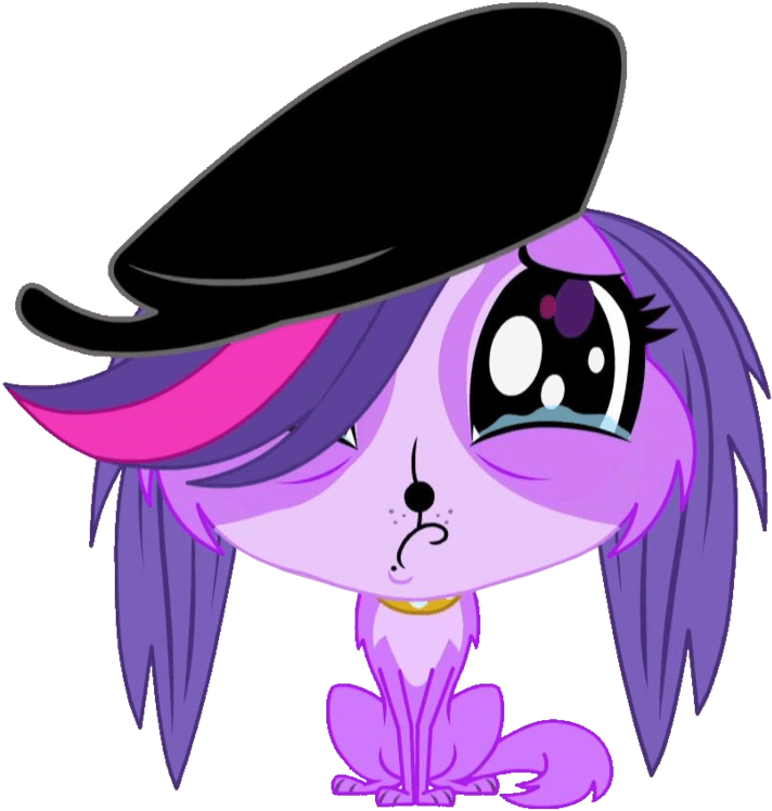 Littlest Pet Shop Zoe Sad - (1024x909) Png Clipart Download