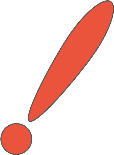 Surprised Mark - Red Two Blade Propeller - (640x640) Png Clipart Download