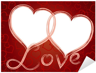Love Frame Background - (400x400) Png Clipart Download