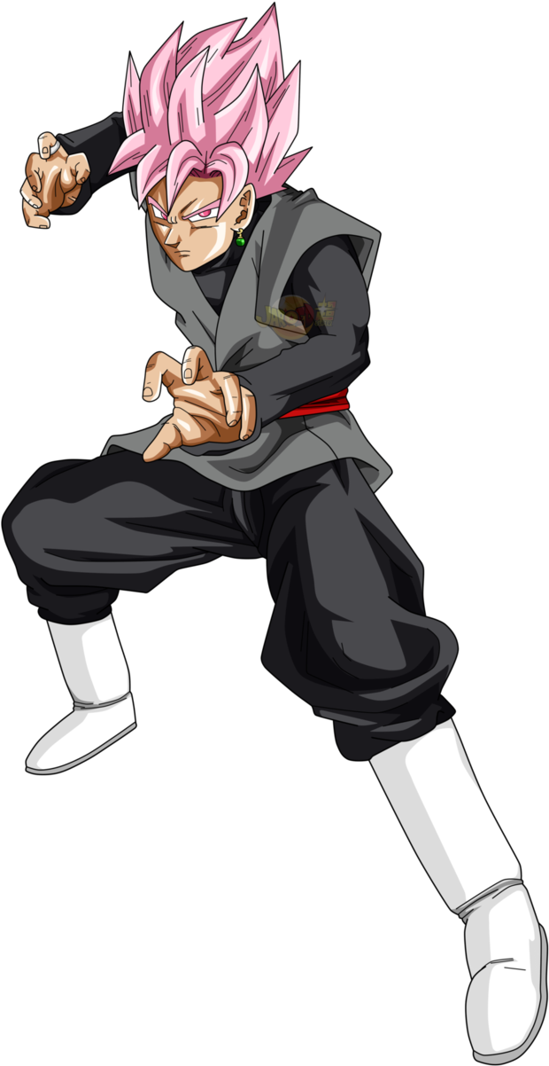 Goku Black Rose Dokkan - Goku Black Ssj God - (655x1219) Png Clipart ...