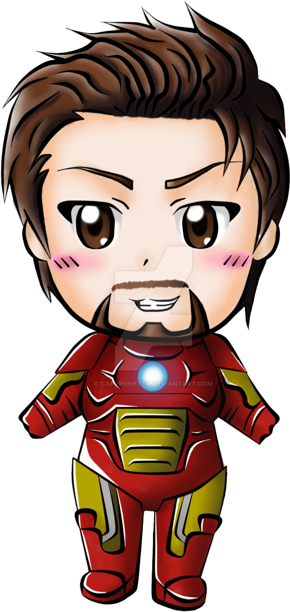 Chibi Tony Stark Aka - Iron Man Cute Chibi - (800x1395) Png Clipart ...