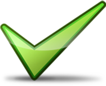 Check Mark Symbol Clip Art - Triangle - (640x500) Png Clipart Download
