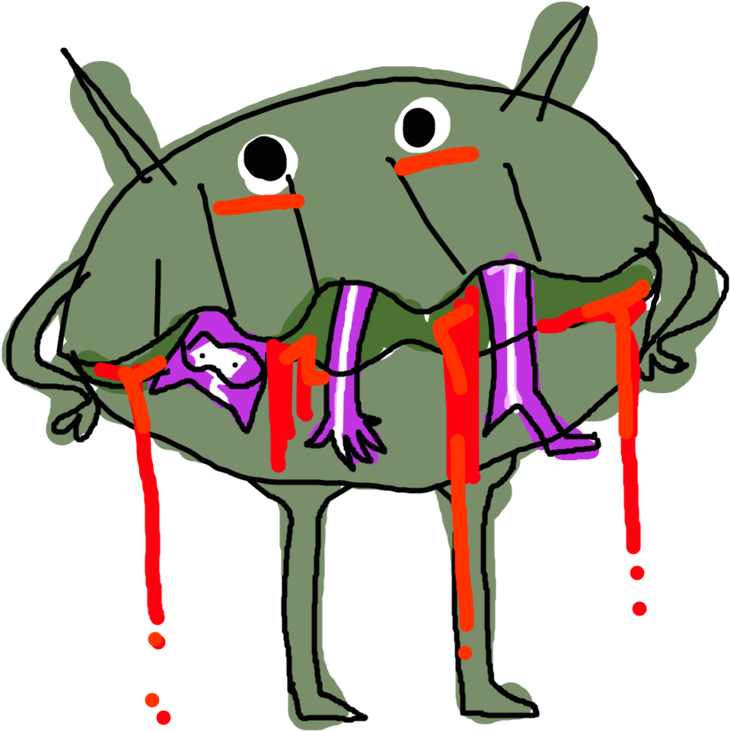 Untitled Drawing By Haluin - Cartoon - (1028x777) Png Clipart Download