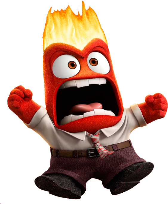Inside Out Anger Png - Full Size PNG Clipart Images Download